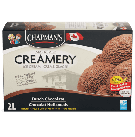 Dutch Chocolate Ice Cream (Nut Free) - 2 L Box - Chapman's