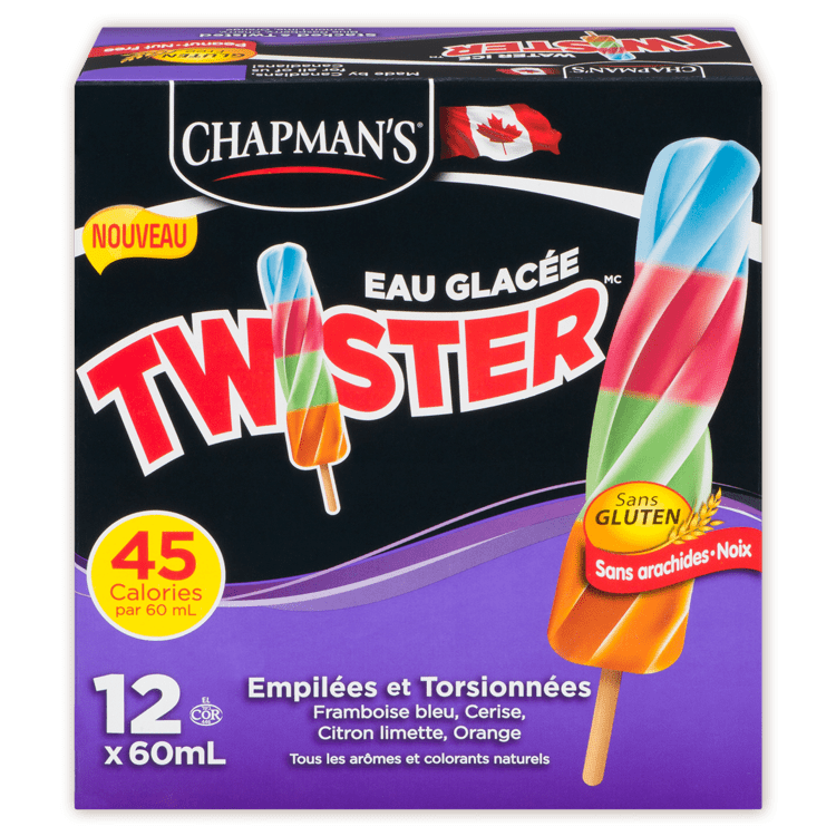 Twister empilées et torsionnées - Chapman's Ice Cream