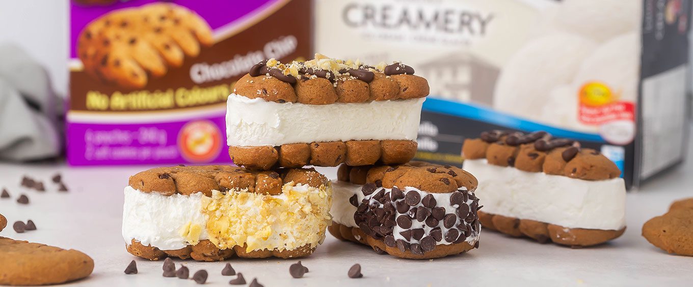 Chocolate Chip Ice Cream Sandwiches - Chapman's Ice Cream